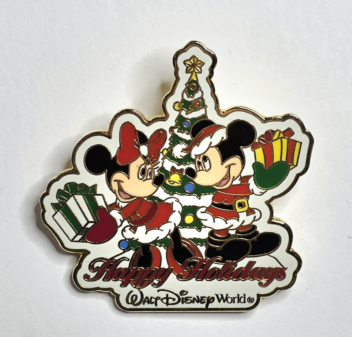 Walt Disney World (WDW) Happy Holidays 2002 Mickey & Minnie Mouse Disn ...