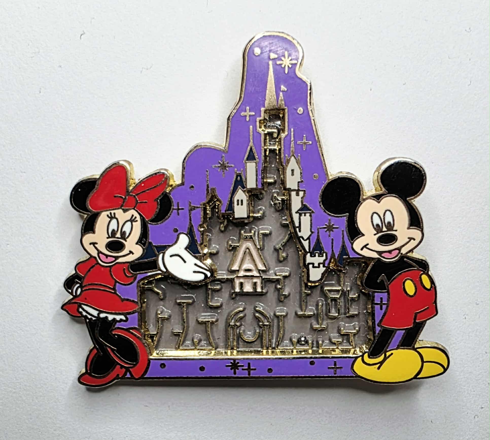 Mickey Mouse and Minnie Mouse - WDW - Maze - Cinderella Castle – Canada ...