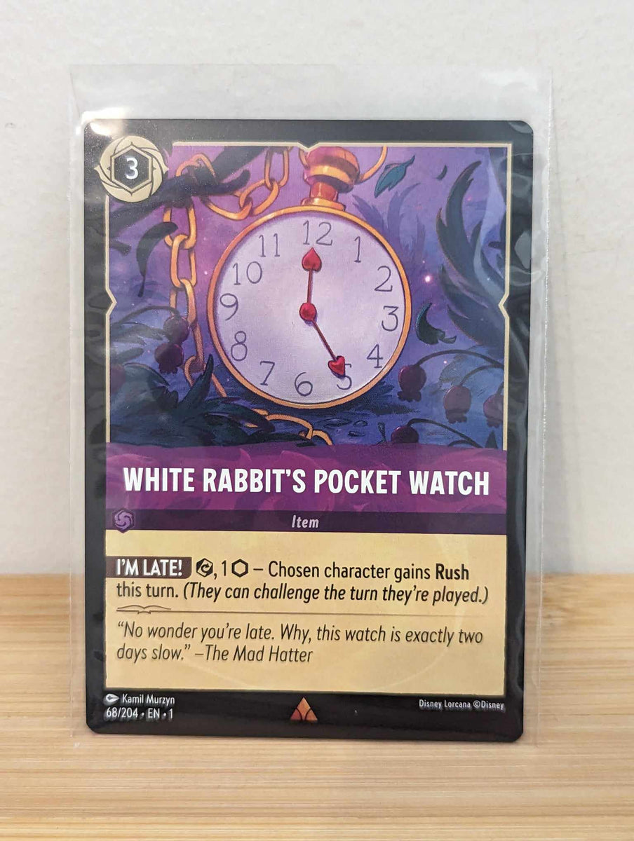 Lorcana Trading Card Game -White Rabbit's Pocket Watch - The First Cha ...