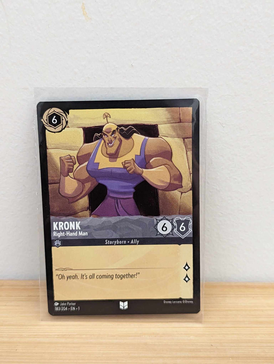 Lorcana Trading Card Game - Kronk - Right-Hand Man - The First Chapter ...