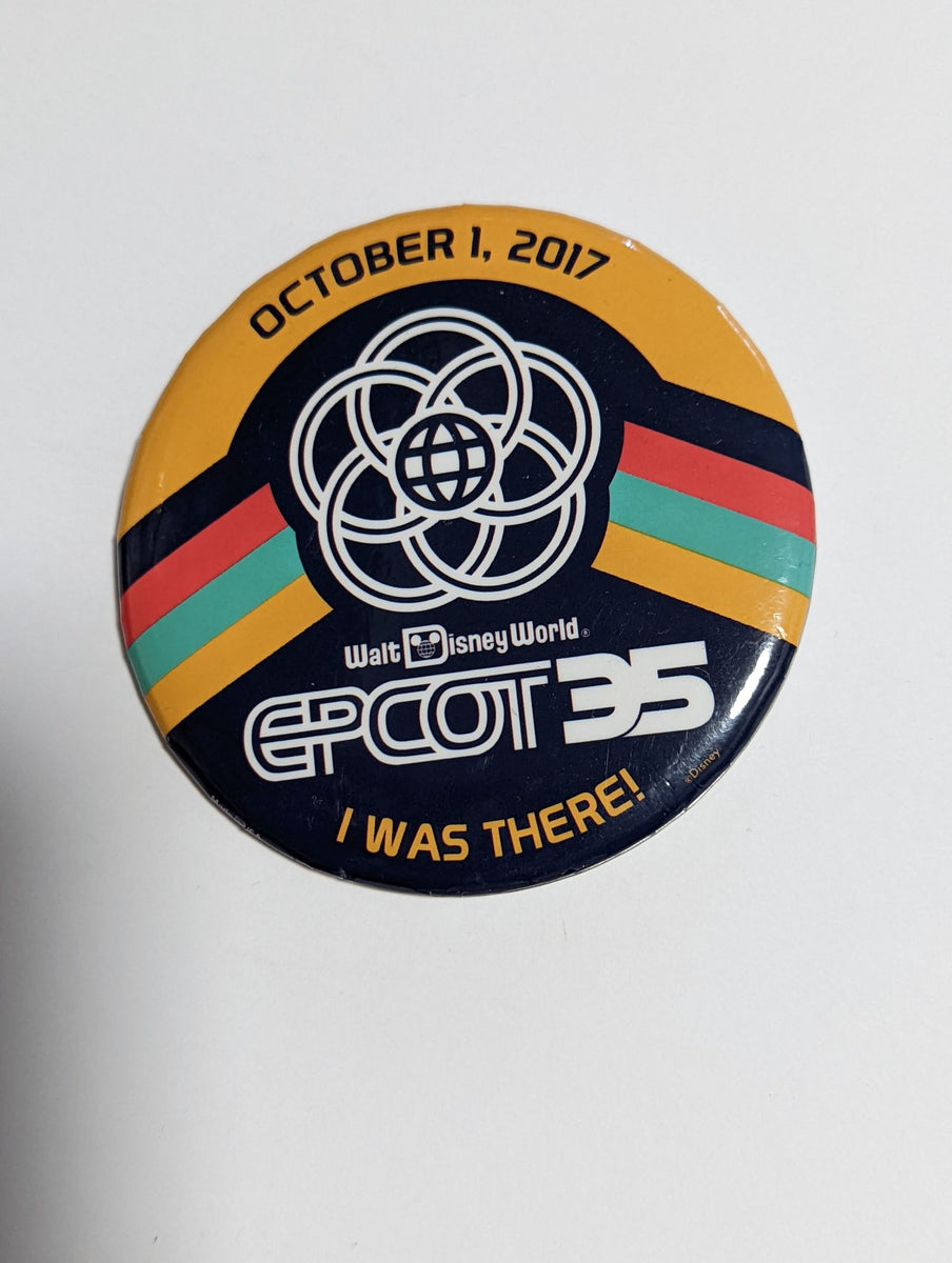 Vintage Button Epcot 35 Oct 1 2017 – Canada's Disney Connection